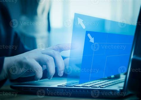 Expanding The Screen Size And Resolution Of Touch Screen Side View Of