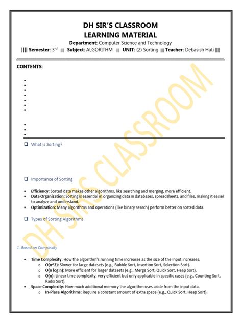Learning Materials Algorithm Unit2 Modified Pdf Computer Data