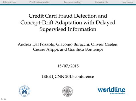 credit card fraud detection and concept drift adaptation with delayed