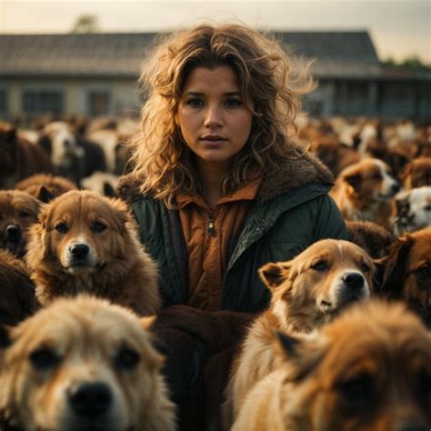 Premium Photo Girl With Pet Dog