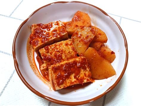 감자두부조림 레시피