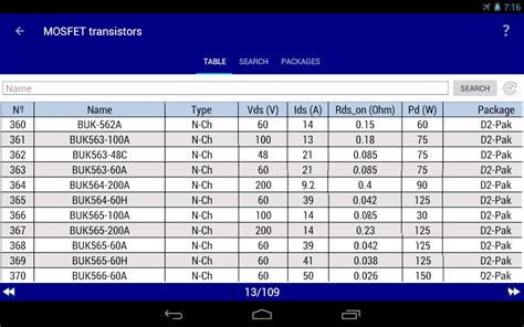 Android 용 Electronics Database Params O Apk 다운로드