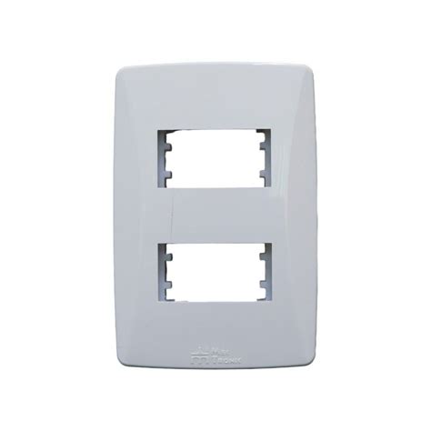 Petra Placa Para 2 Módulo Separada Mectronic 82004 Madeiramadeira