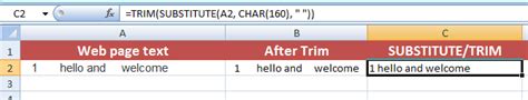 How To Remove Spaces By Excel TRIM Function