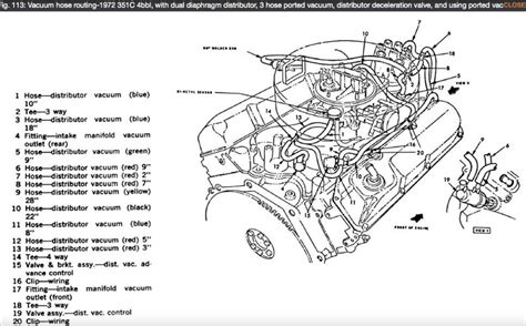 Information Sought Concerning The Oem Vacuum Hose Routing For A 73