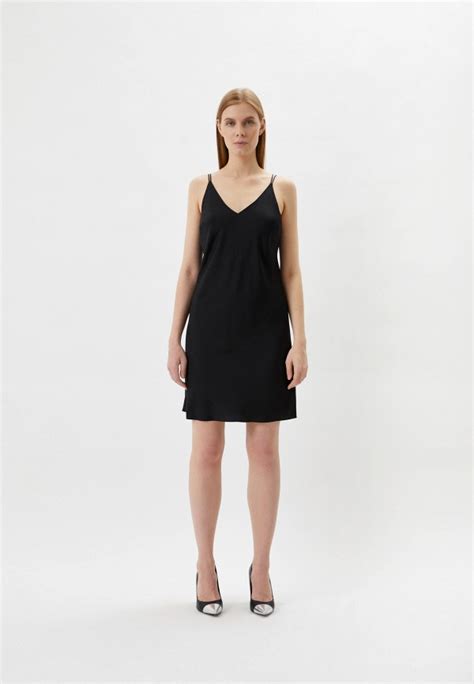 Платье Calvin Klein, цвет: черный, RTLABE405501 — купить в интернет ...