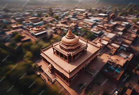 Premium Ai Image Ai Generated Temples Of Indian City