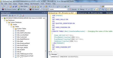 Creating Duplicate Table With New Name From Existing Table In Sql