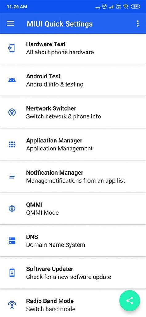 MIUI Quick Settings Provides Quick Access To Hidden Phones Settings On Xiaomi Devices