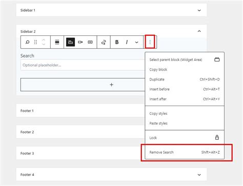 Widget Settings Wordpress Documentation Templatemela