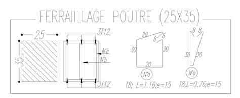2d Design Of Beam Reinforcement Details In Autocad Drawing Dwg File Cad File Cadbull