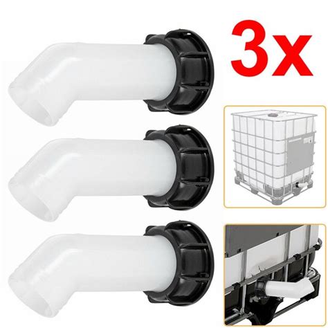 Pe Extension Tube Spout Cover Thread Water Storage 3 Pcs Ibc Tank Adapter Lazada Ph