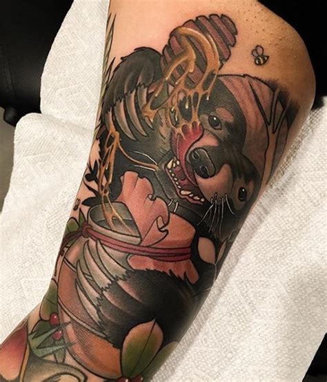 Badass Honey Badger Tattoos The Tattooed Archivist