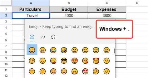 Ways To Insert Emoji In Google Sheets Ok Sheets