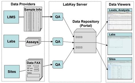 Labkey Server Data Flows This Figure Shows How Data Flows Into A
