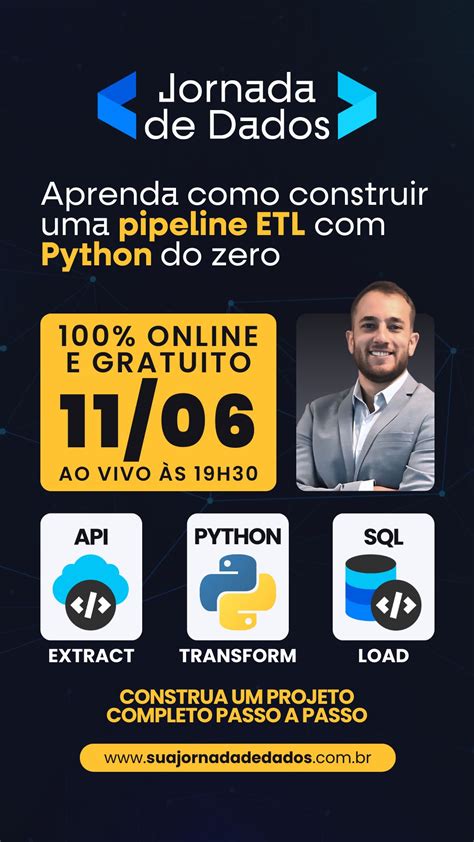 Pipeline De Dados Em Python Do Zero Ao Deploy Workshop Aberto Dia 11