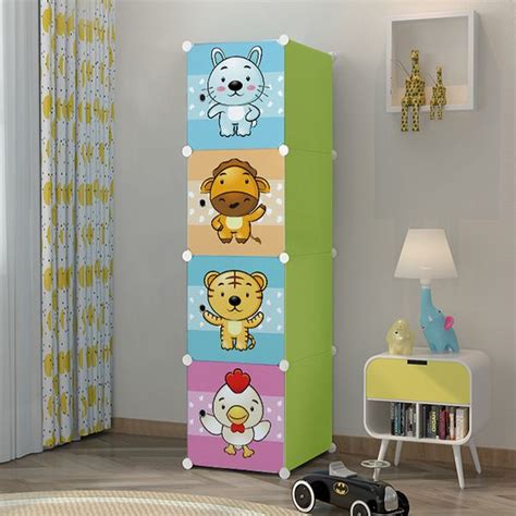 Dulap Modular Copii 4 Usi D5525 Verde Dulap Modular Copii 4 Usi D5525 Verde