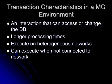 Ppt Transaction Processing In Mobile Distributed Databases Powerpoint