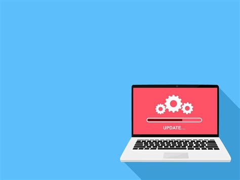 data update or synchronize with bar process and long shadow vector