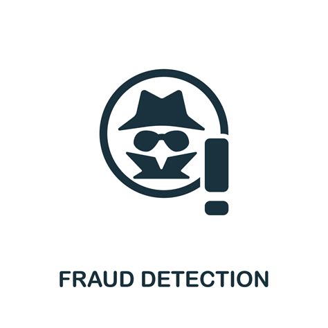 Fraud Detection Icon Simple Illustration From Fintech Industry Collection Creative Fraud