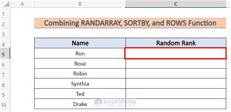 How To Randomize A List In Excel Into Groups 5 Suitable Ways
