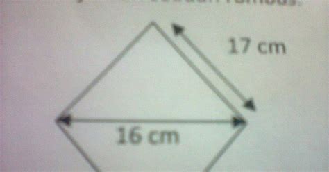 Area Of Rhombus Astonishingceiyrs