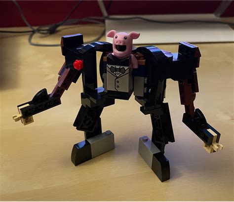 Lego Moc Tuxedo Mech Suit By Ericnunya Rebrickable Build With Lego