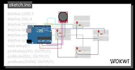 Joystick Working Wokwi Esp32 Stm32 Arduino Simulator