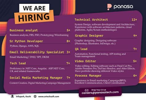 panasa tech on linkedin hiring applynow joinus jobopportunity panasa