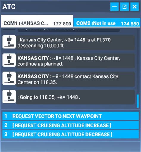 BUG LOGGED ATC Callsigns Missing Resolved Microsoft Flight Simulator Forums