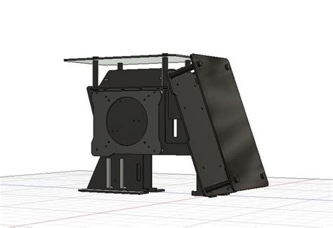 Open Concept Gpu Mini Itx Case Download Free 3d Model By