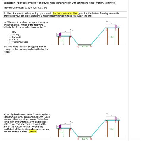 Conservation Of Energy Part B Osu Introductory Physics Oregon State University