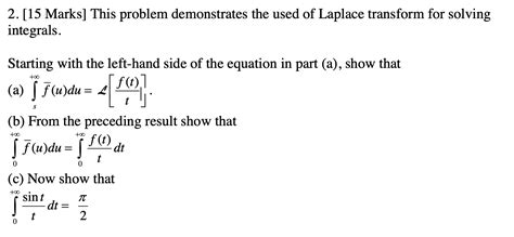 Solved 2 15 Marks This Problem Demonstrates The Used Of
