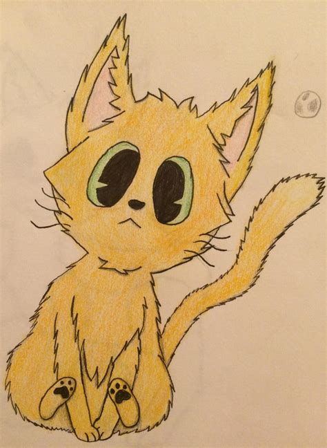 Colored Chibi Kitteh By Crystalmoongazer On Deviantart