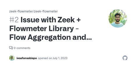 issue with zeek flowmeter library flow aggregation and deprecated
