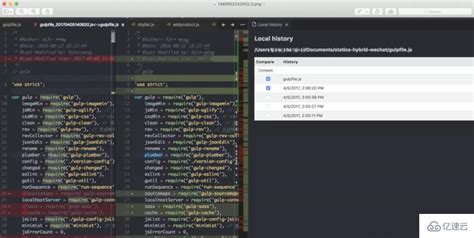 vscode查看当前文件历史记录的方法 软件技术 亿速云