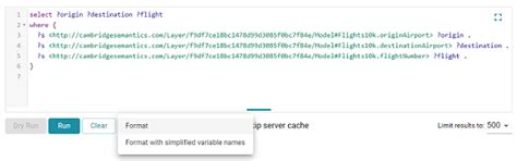 Running Sparql Queries In The Query Builder