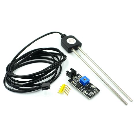 토양 수분 센서 및 토양 감지기 모듈 토양 수분 테스트 토양 습도 테스트 Arduino용 내식성 프로브반도체 집적회로