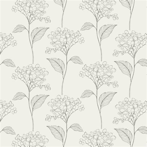 Hydrangea Removable Peel And Stick Wallpaper In 200 Colors
