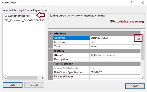 Sql Unique Constraint