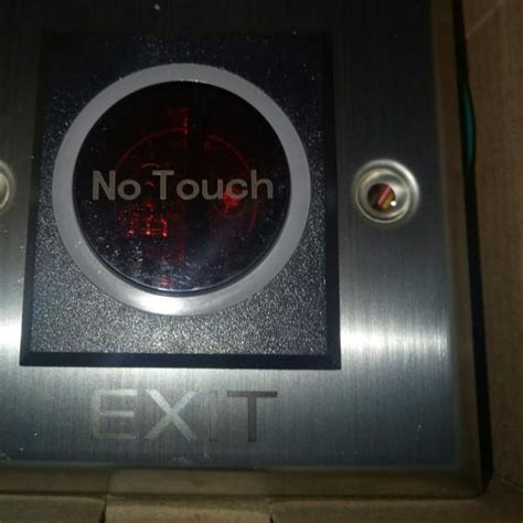 Jual Exit Release Rte Push Button No Touch Infrared Contactless Touchless Shopee Indonesia