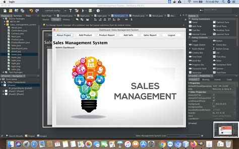 java and mysql project on sales management system