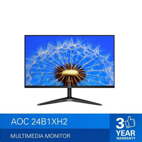 Jual Monitor LED AOC 24B1XH2 Super Slim Monitor 23 8 IPS 100HZ FHD Shopee Indonesia