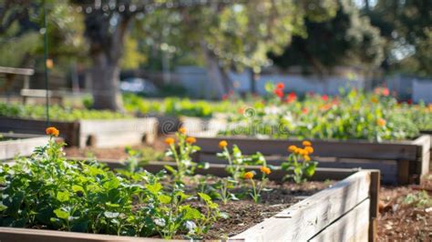 The Community Garden Plots Are Divided Into Individual Plots Giving Each Person Or Group Their
