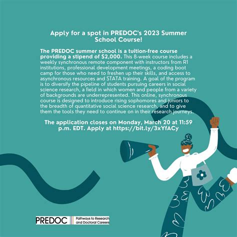 On Twitter Apply For A Spot In Predocs 2023 Summer Course By March 20th