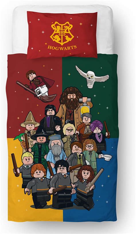 Harry Potter Bed Linen 135 X 200 Cm 80 X 80 Cm Owl Hedwig Harry