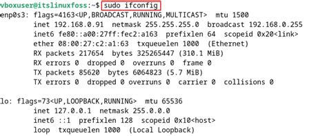 Fixed Ifconfig Command Not Found In Debian Its Linux FOSS