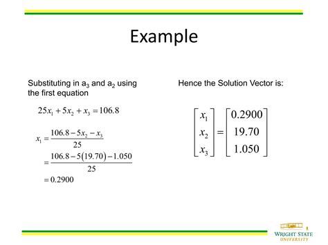 Numerical Methods Solution Of System Of Equations Ppt
