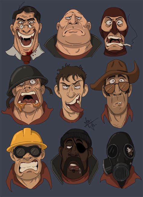 2d Tf2 Engineer Face 2d Tf2 Engineer Face