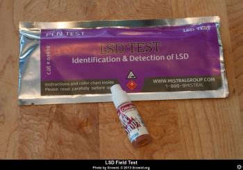 Erowid LSD Vaults LSD Field Tests Differentiate LSD From 25I NBOMe